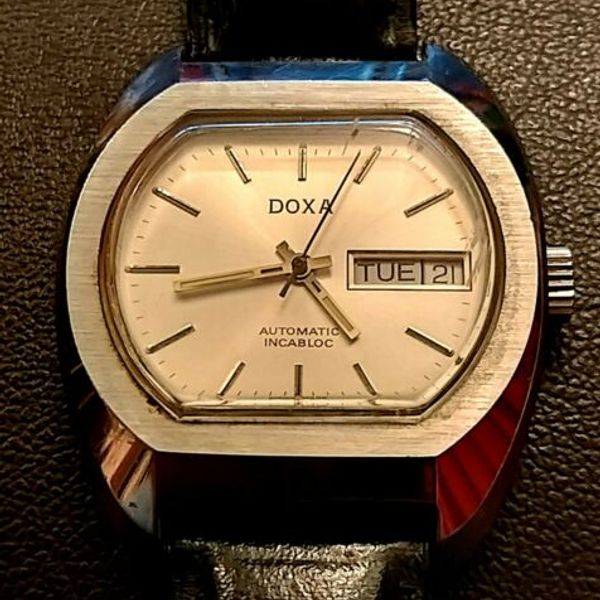 Vintage Doxa Incabloc 3594 Automatic Watch 1960s | WatchCharts