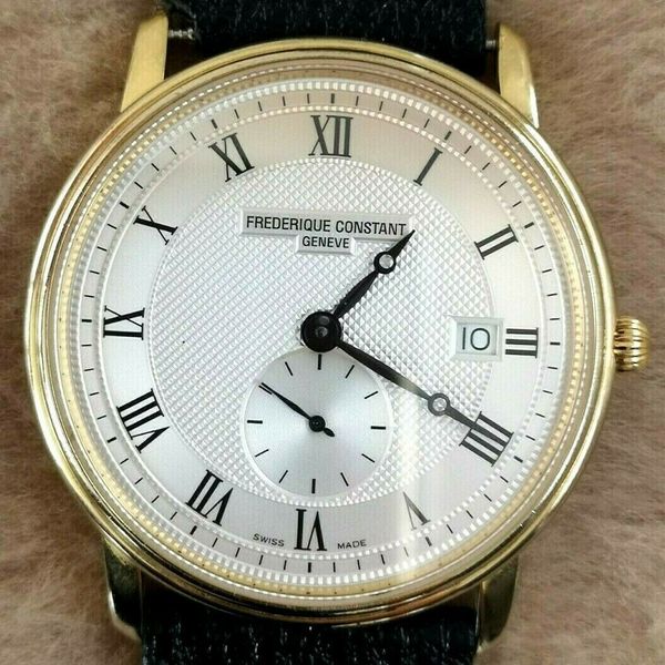 Frederique Constant Slimline FC220/245X5S25/6 Guilloche Dial 38mm MEN'S ...