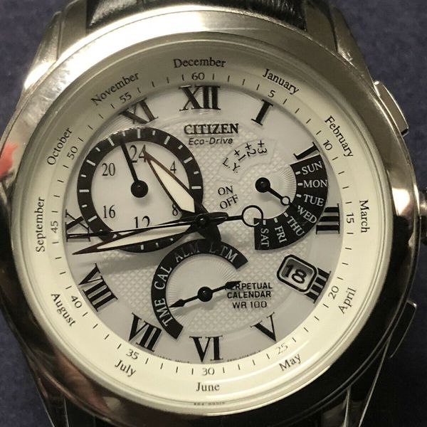 Rare Citizen eco drive bl8000-03a men’s watch With Box Manuals And CD ...