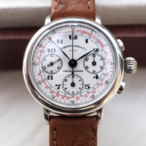 FS: Eberhard Chronograph with Lemania movement - Box and Papers - Solid ...