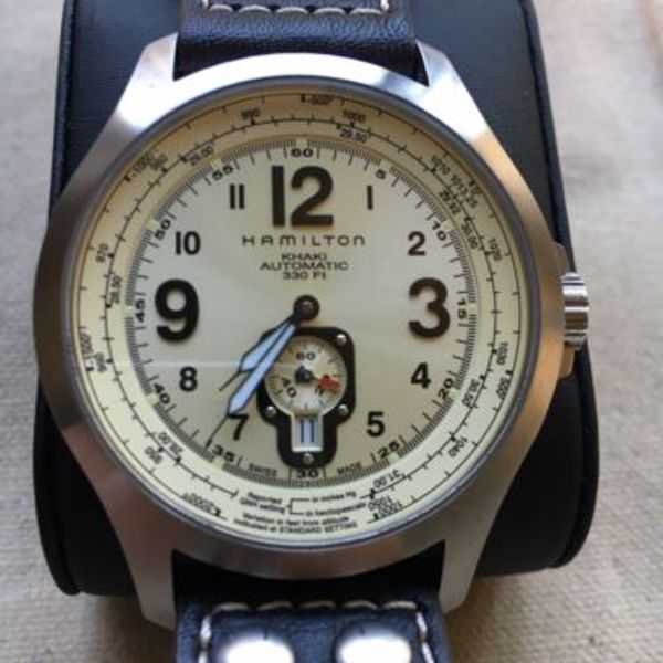 Hamilton QNE Aviation Watch H76515523-SD Automatic Pilot | WatchCharts ...