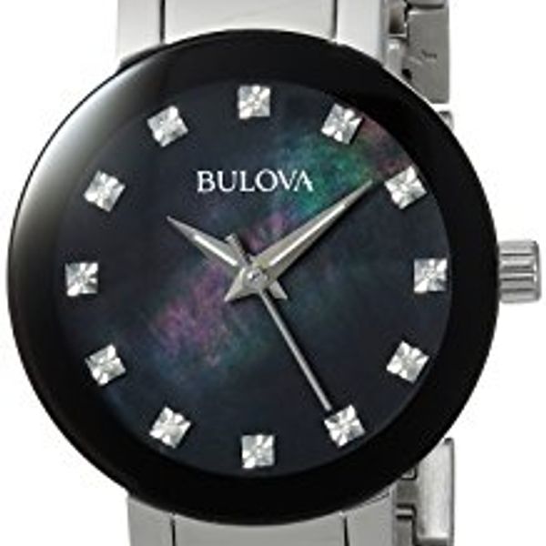 Bulova Women's Quartz Stainless Steel Casual Watch, Color: Silver-Tone ...