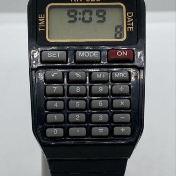 VTG KENKO WATCH KK-628 Fresh Battery Digital Day/Date/ Calculator Black ...