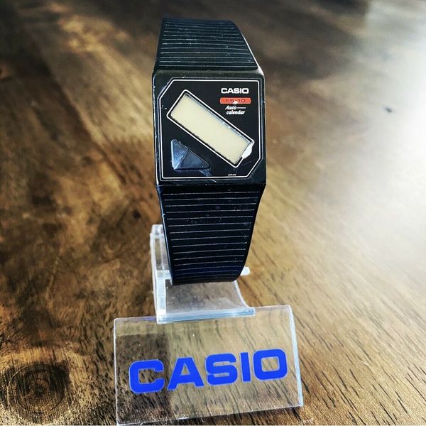 RARE Vintage 1985 Casio FS-10 Digital Auto Calendar Watch Made in Japan ...