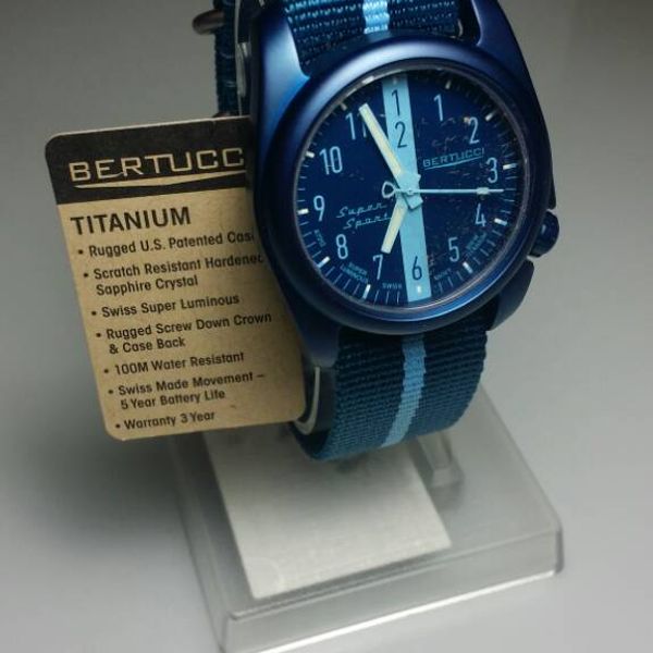 *SOLD*** Bertucci titanium Swiss made with sapphire. | WatchCharts ...