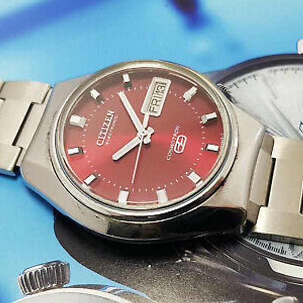 RARE CITIZEN COSMOTRON RED DIAL ELECTRONIC GENTS. | WatchCharts Marketplace