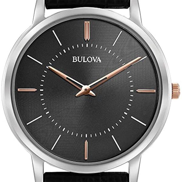 Bulova Bulova Men's Quartz Stainless Steel and Leather Casual Watch ...