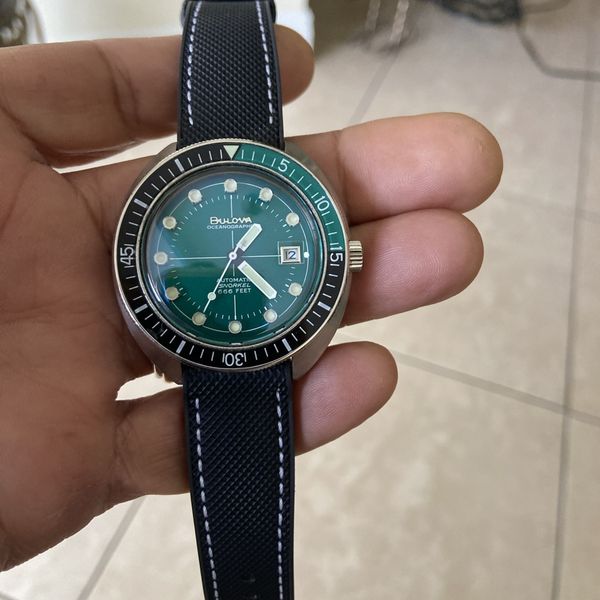 Bulova 96B322 Oceanographer Devil Diver Stainless Steel Men's Watch ...