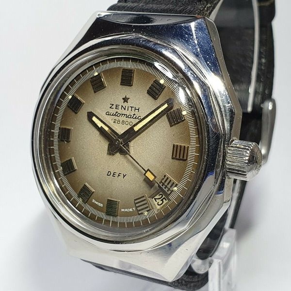 vintage ZENITH Defy Automatic watch ref 28800 Collectible & rare old ...