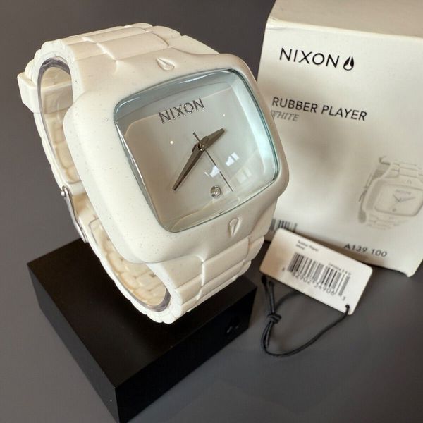 Nixon The Rubber Player, White!! CLASSICS!! watch rubber | WatchCharts ...