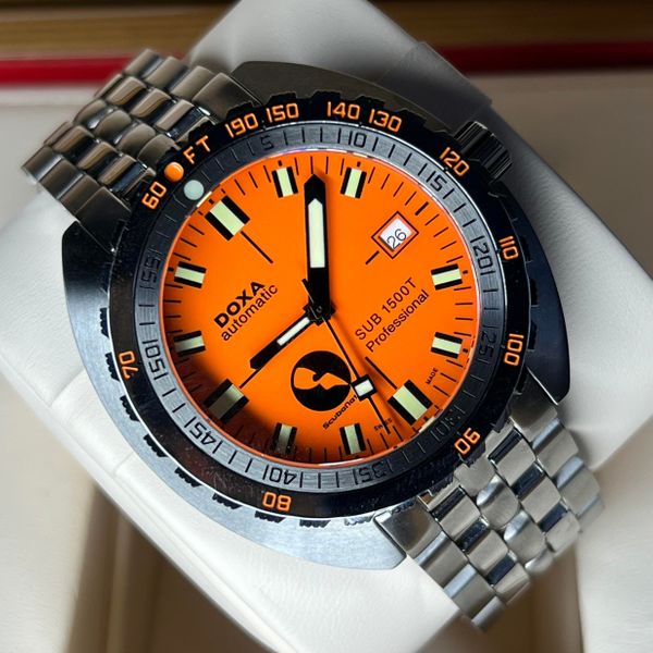[WTS] Doxa sub 1500T Professional. Full set. 1️⃣3️⃣5️⃣0️⃣???? | WatchCharts