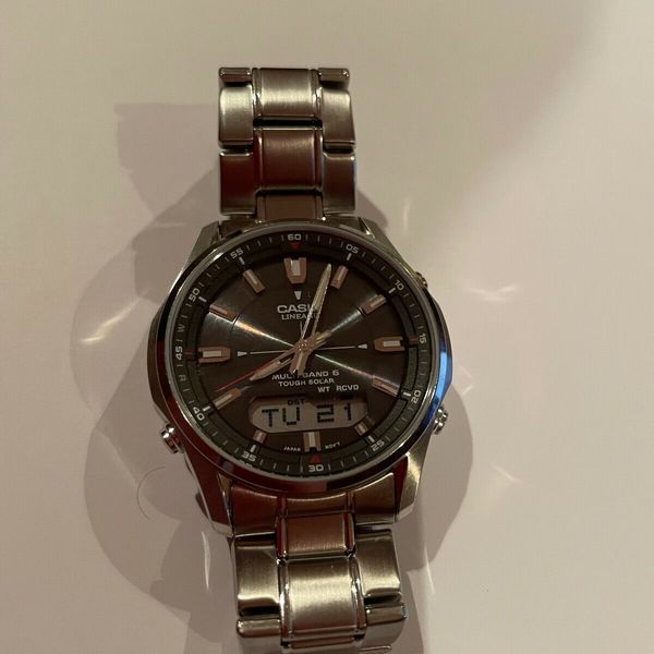 casio lineage lgw-m100 Rare JDM Discontinued Watch Stainless Steel ...