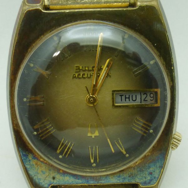 Bulova Accutron N3 Day Date Vintage Men's wristwatch 2182 movement ...