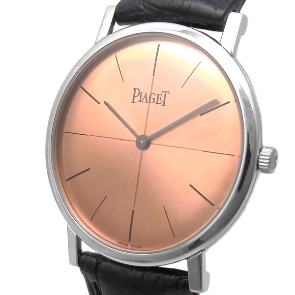 "Men" [Used] Piaget Altiplano Men's Pt950 Platinum Pink Dial Manual ...