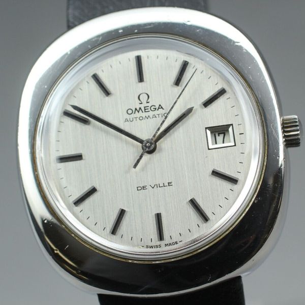 [N MINT] Vintage OMEGA De Ville Cal. 1481 166.155 Silver Dial AT Watch ...