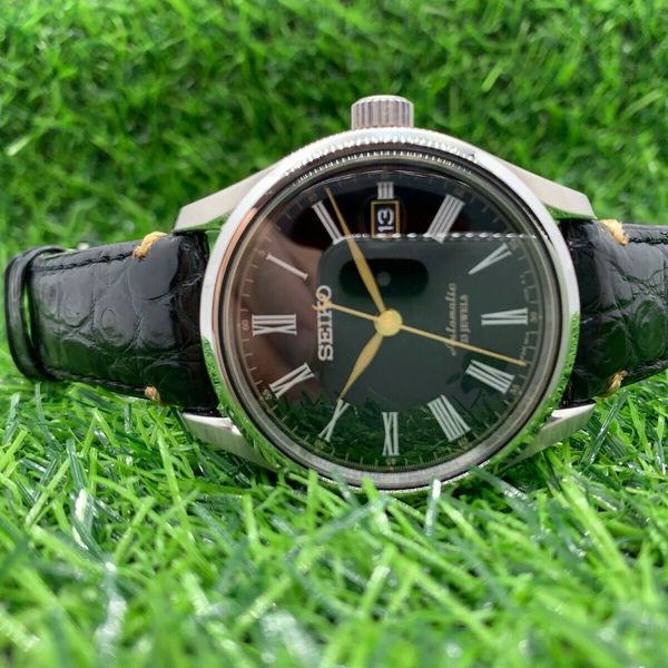 Seiko Presage Automatic Urushi Lacquer Dial Leather Strap Mens Watch ...