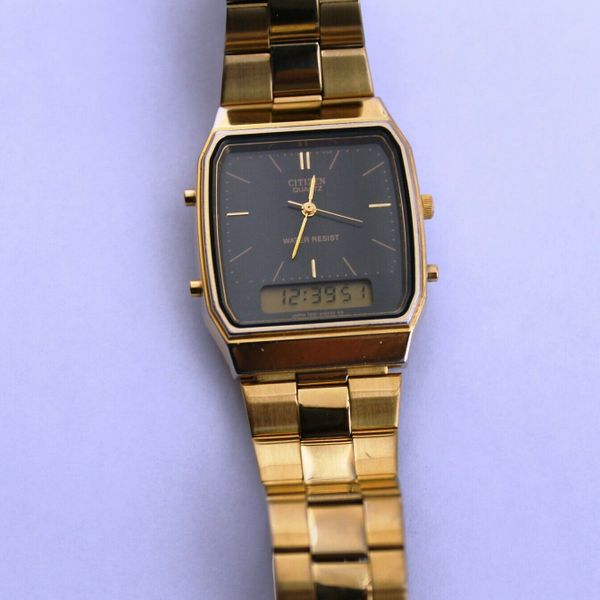 VINTAGE CITIZEN T010 316433 KA ANALOG DIGITAL QUARTZ MENS WATCH | WatchCharts Marketplace