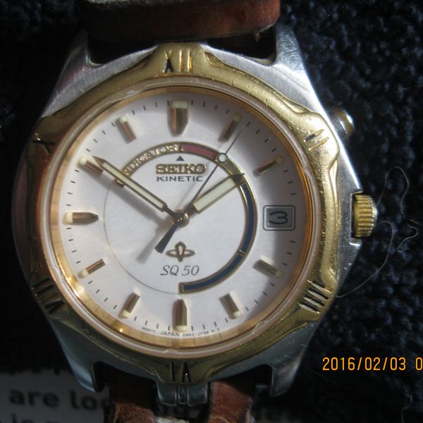FS: Mens SEIKO KINETIC 5M42 SQ50 with new capacitor ! | WatchCharts ...