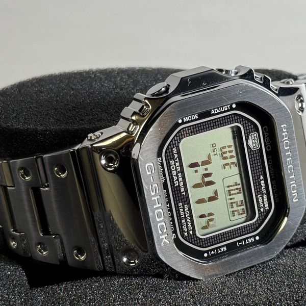 Casio G-Shock Square GMW-B5000D-1JF Men's Gray Watch Full Metal ...