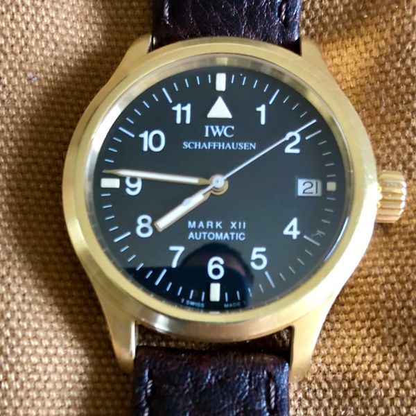 IWC Mark XII in 18k gold | WatchCharts Marketplace