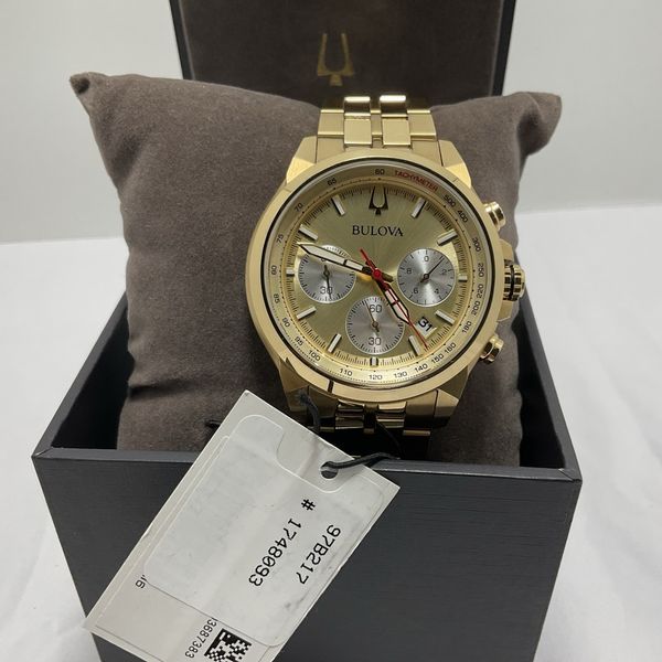 Bulova 97B217 Classic Chronograph Stainless Steel Quartz Men's Watch ...
