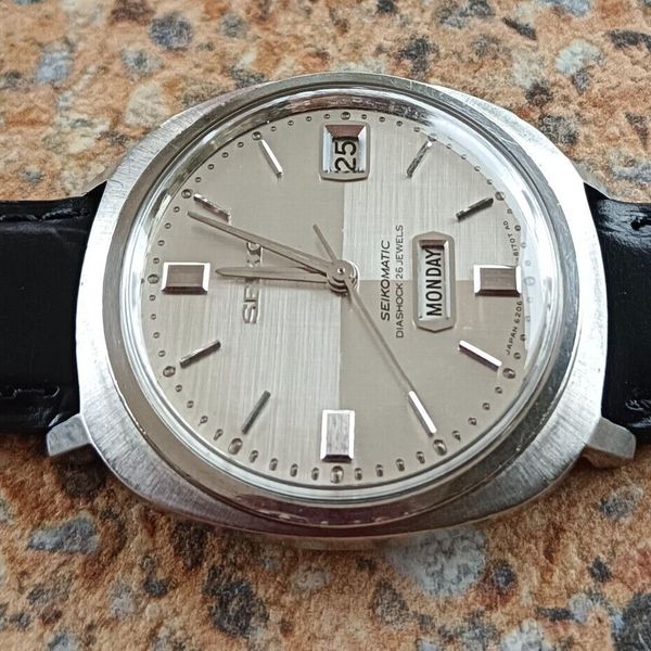 Seiko Seikomatic Diashock 6206-8150 Price as of March 2025 | WatchCharts CA
