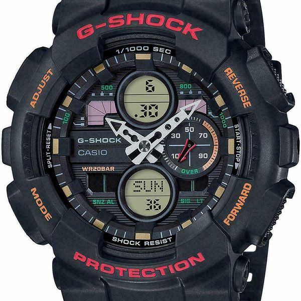 NEW Casio GA-140-1A4 G-Shock Black Dial Resin Men's Watch 2021 US ...