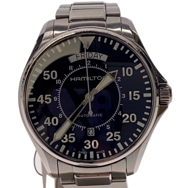 HAMILTON Khaki Aviation Pilot H646150 Day-Date Automatic From JP ...