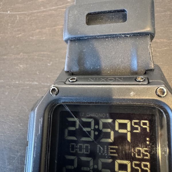 Nixon The Regulus Men's Digital Watch Black Stainless Steel ...
