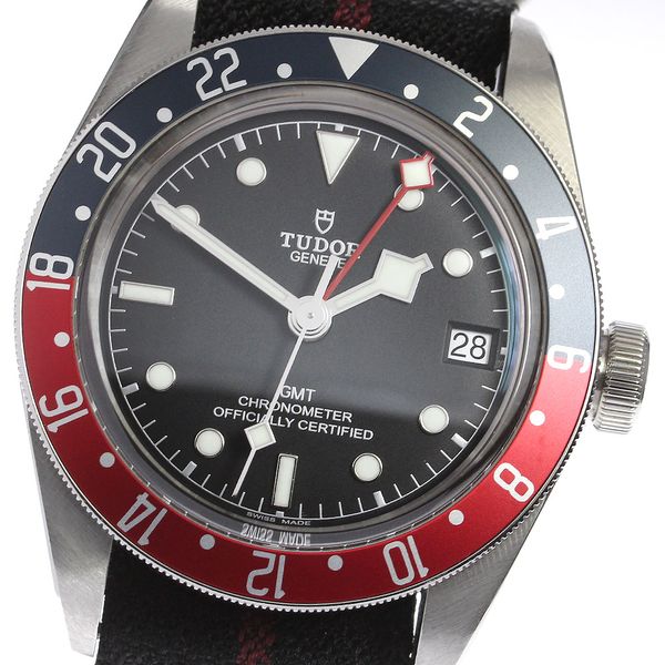 ★With box and warranty card [TUDOR] Tudor Heritage Black Bay GMT ...