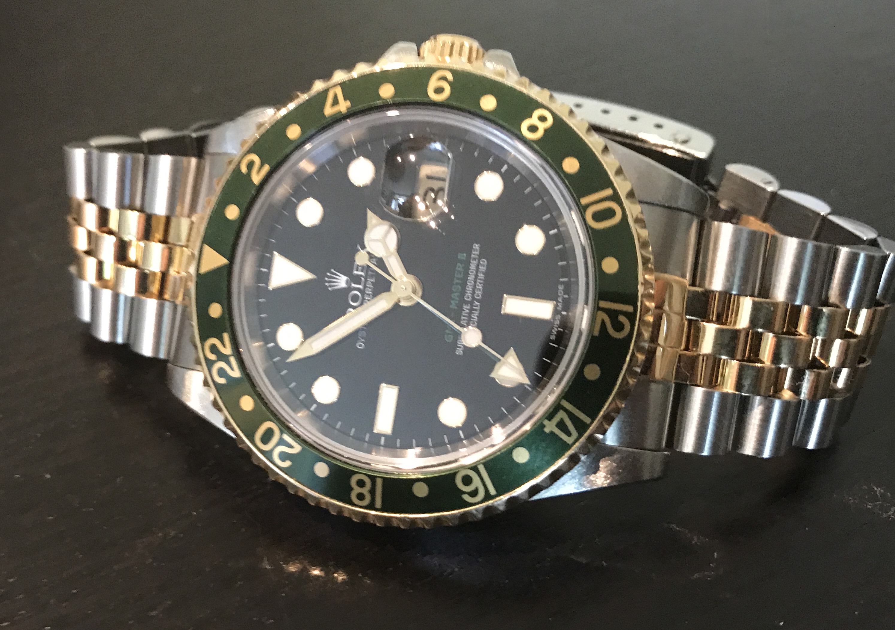 FSOT: Rolex GMT Master II 16713 "Kermit" Stunning Complete Set ...