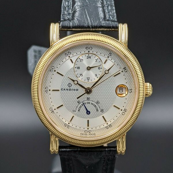 NOS Candino GMT Power Reserve Swiss Automatic ETA 2892A2 ref. 1.373.5.0 ...
