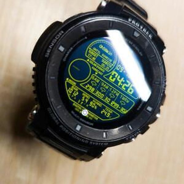 Casio Smartwatch PROTREK WSD-F30 Black Mens Watch Used | WatchCharts