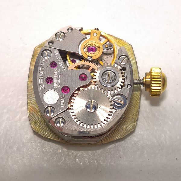 RARE VINTAGE ZENITH MOVEMENT CAL 16.5 + DIAL FOR PARTS | WatchCharts ...