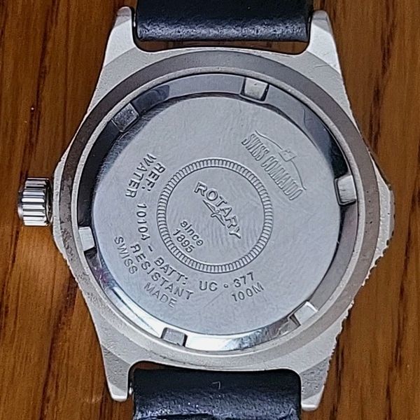 Rotary Men's Swiss Commando ETA Quartz Military Watch -100m With ...