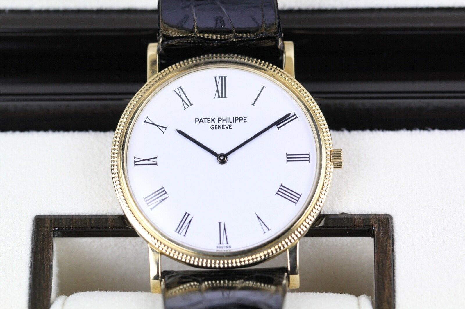 Patek Philippe Calatrava Enamel dial 3520 DJ 18k Yellow Gold ...