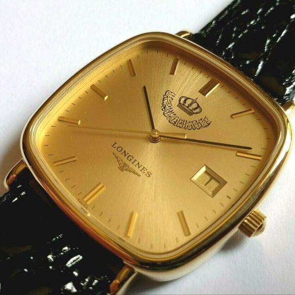 Royal Swiss LONGINES Men's Watch/Special Edition~King Abdullah II of ...