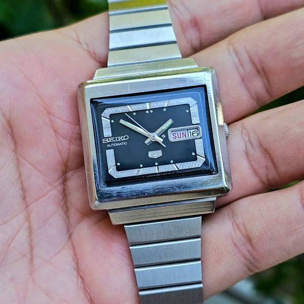 Vintage Seiko Automatic TV Shape Day/Date Men's Watch | WatchCharts ...