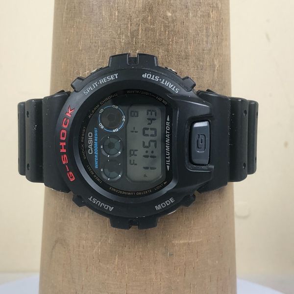 Casio G-Shock Men DW-6900 Sports Black Rubber Quartz Digital 42mm Watch ...