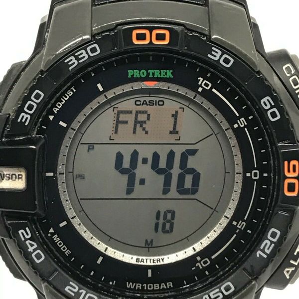 Casio Gents Pro Trek Watch Tough Solar Triple Sensor 3415 PRG-270 Sport Watch | WatchCharts ...