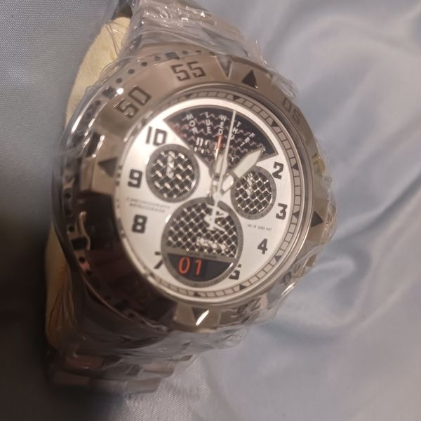 Invicta Reserve Excursion Twisted Metal Chronograph Swiss Made New ...