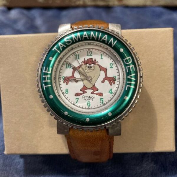 Tasmanian Devil Taz Watch Armitron Quartz 1994 2200/67 Warner Bros ...
