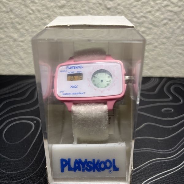 Orologio Vintage PLAYSKOOL TIMEX Insegnami Rosa Testato | WatchCharts ...