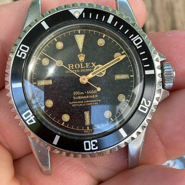 Genuine Vintage Rolex 5512 Submariner 1959 "Eagle Beak" Crown Guard ...