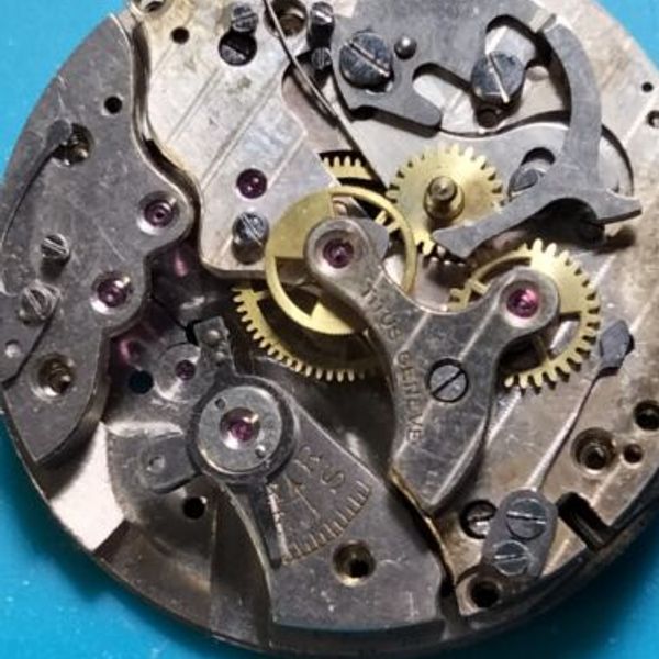 Titus Geneve Landeron 48 chronograph watch Movement for repair ...