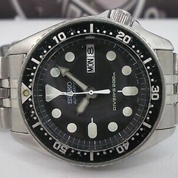 SEIKO 200M SCUBA DIVERS SKX013 AUTO MIDSIZE WATCH 7S26-0030 PATINA (SN ...
