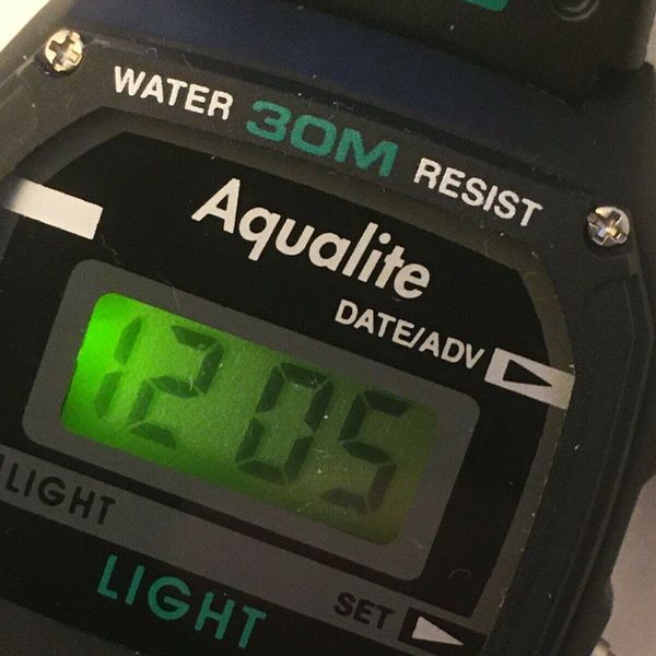 CASIO Aqualite Watch. Vintage. Black Color. | WatchCharts