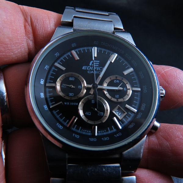 EF-500 Casio Edifice Chronograph Quartz Men Watch | WatchCharts Marketplace