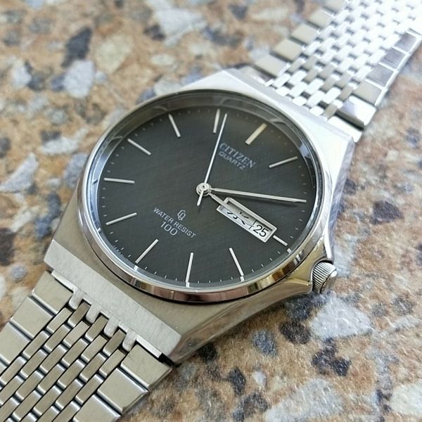 Vintage Citizen CQ Quartz 7980 September 1979 JDM Textured Dial Kanji | WatchCharts Marketplace