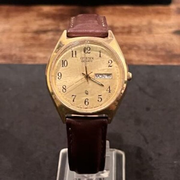 Vintage Citizen CQ 6100-S24876 Quartz Men's Watch New Battery ...